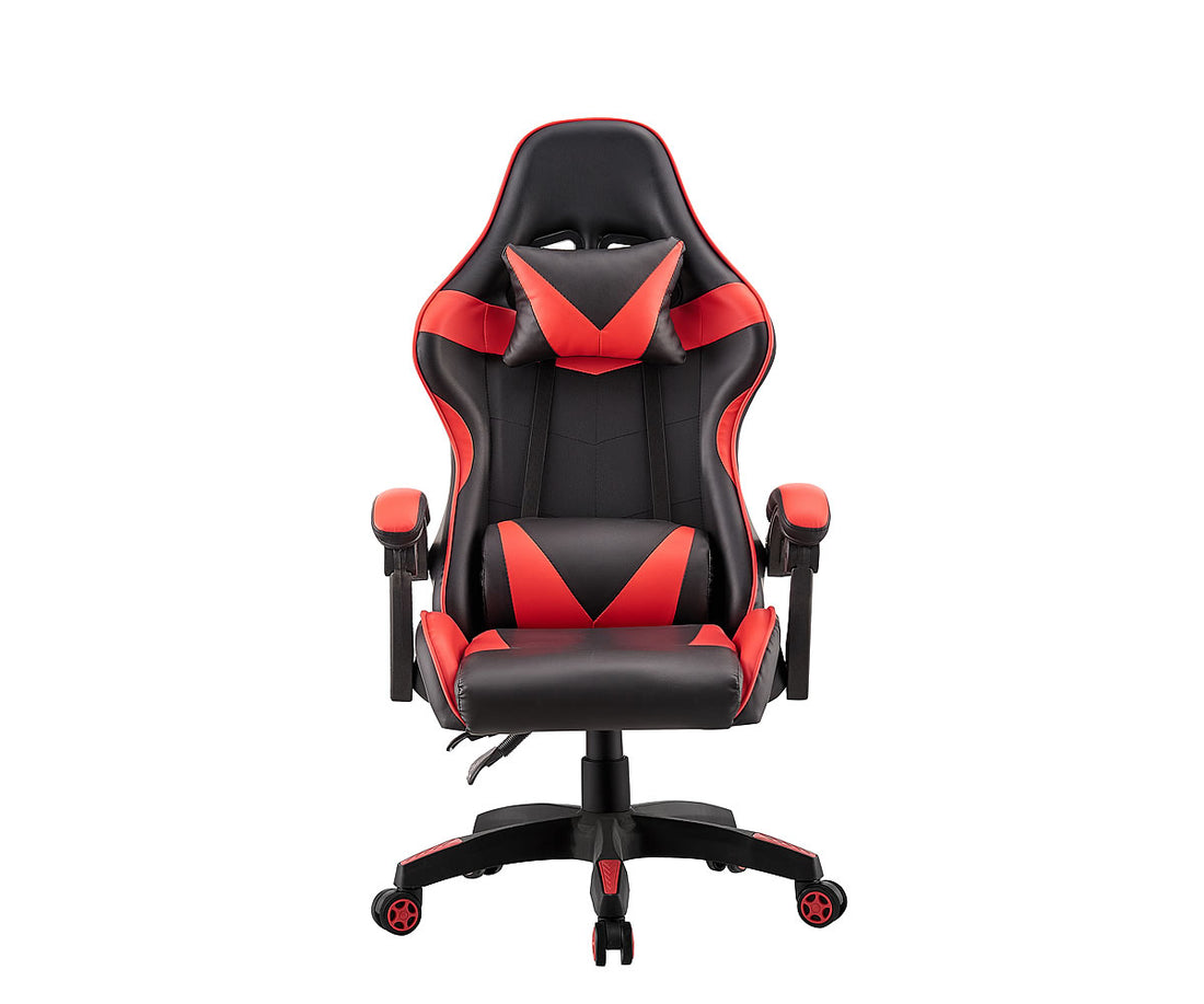 (810 MARK RED)- LEATHER COMPUTER/ GAMING CHAIR – MySleep Furniture